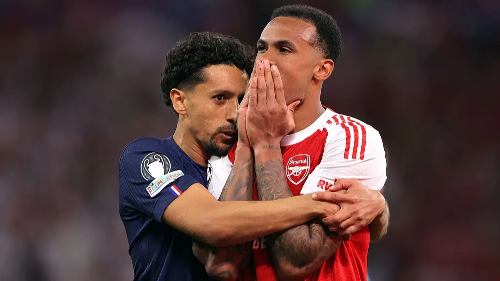 Marquinhos shares what he said to Gabriel after Arsenal star missed a ...
